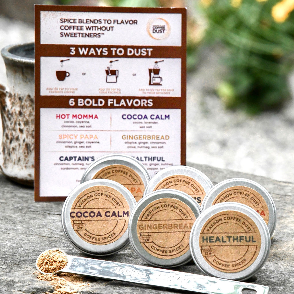 Coffee Dust Flavor Expedition Kit | 72 servings – Vashon Island Coffee Dust